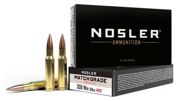 Nosler .308 Winchester 168 Grain 500 round