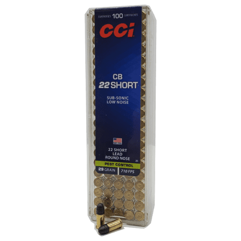 22 Short – CCI CB 29 Grain Sub-Sonic LRN – 100 Rounds