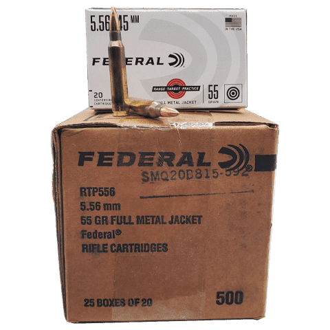 5.56 NATO – Federal Range Ammo 55 Grain FMJ
