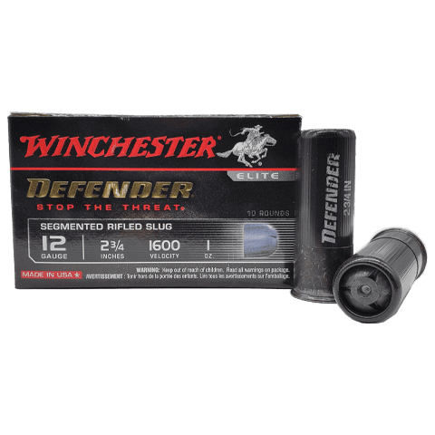 12 Gauge – Winchester PDX1 Defender 2-3/4″ Segmented Rifled Slug