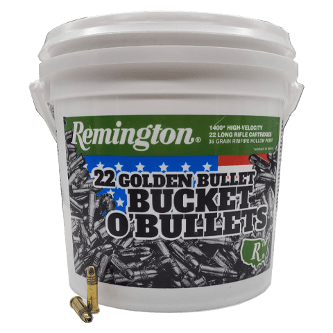 22 Long rifle – Remington Golden Bullet Bucket 36 Grain BPHP