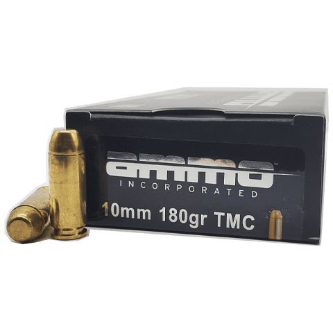 10mm – Ammo Inc 180 Grain Total Metal Coating – 50 Rounds