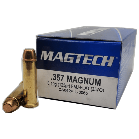 357 Mag – Magtech 125 Grain Full Metal Jacket Flat Point