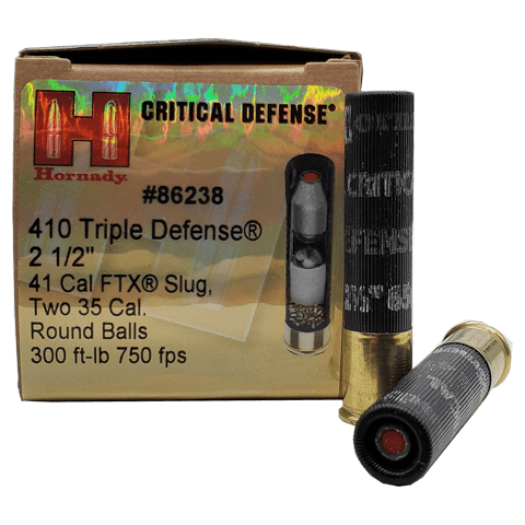 410 Gauge – Hornady Critical Defense 2.5″ Triple Defense