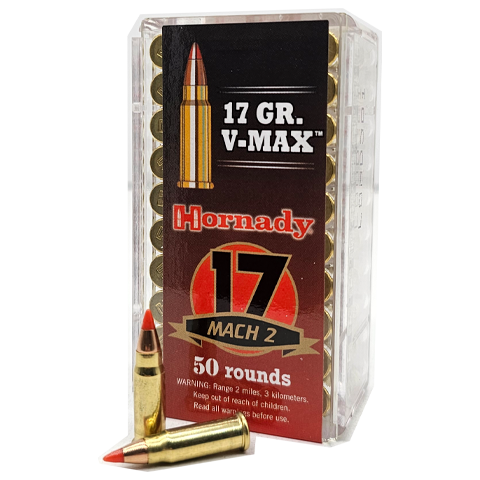 17 Mach 2 – Hornady 17 Grain V-Max Varmint Express – 50 Rounds
