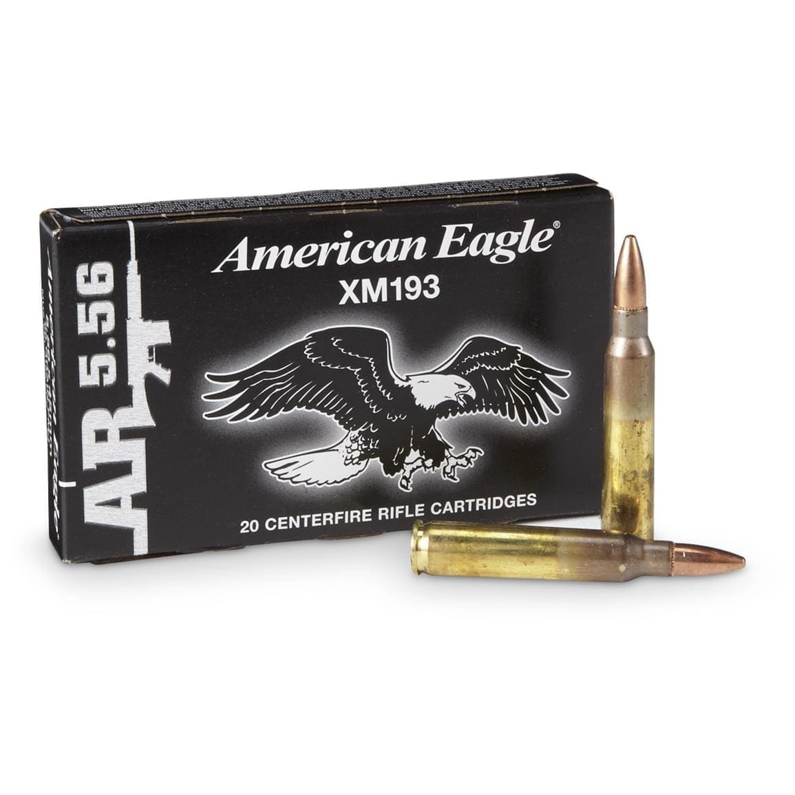 5.56 NATO – Federal American Eagle XM193 FMJ