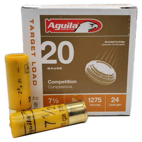 20 Gauge – Aguila 2-3/4″ Competition 7-1/2 Shot Target Load