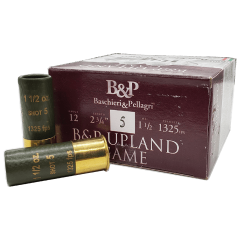 12 Gauge – B&P 2-3/4″ Upland Game 5 Shot
