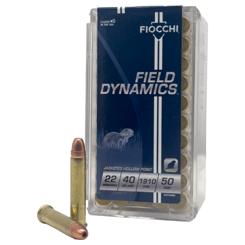 22 Magnum – Fiocchi Field Dynamics 40 Grain JHP – 50 Rounds for sale ...