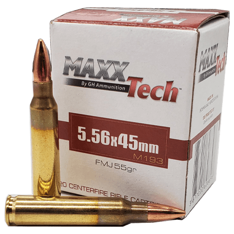 5.56 NATO – MaxxTech 55 Grain Full Metal Jacket