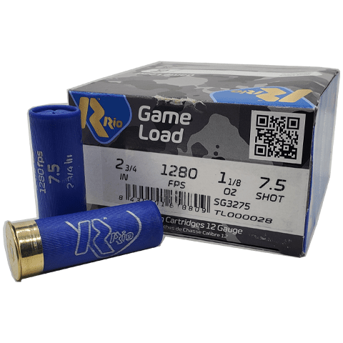 12 Gauge – Rio Game Load 2-3/4″ #7.5 Shot