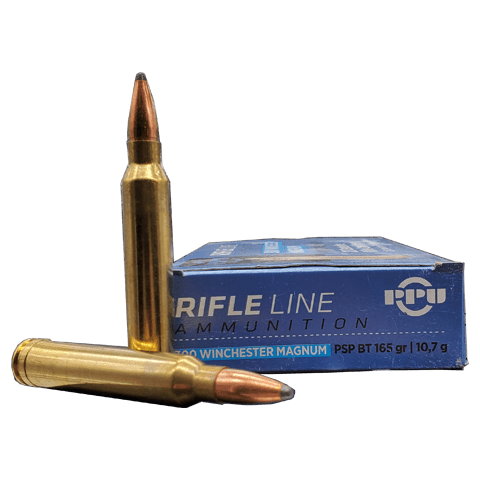 Prvi PPU 300 Win Mag Ammunition PP3002 165 Grain Pointed Soft Point ...