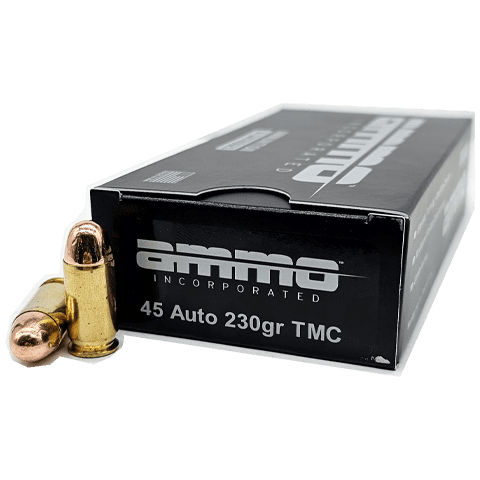 45 Auto – Ammo Inc. 230 Grain Total Metal Coating – 50 Rounds