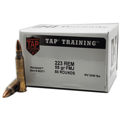 223 rem – Hornady TAP Training 55 Grain Full Metal Jacket