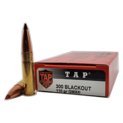 300 Blackout – Hornady TAP 110 Grain GMX – 20 Rounds