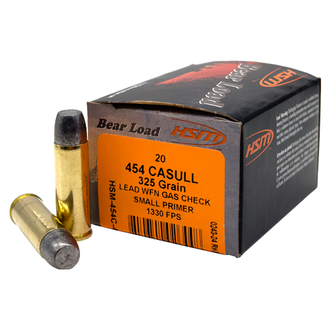 454 Casull – HSM “Bear Load” 325 Grain 20 Rounds