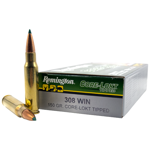 308 Win – Remington Core-Lokt Tipped 150 Grain – 20 Rounds