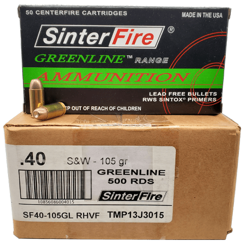 40 S&W – SinterFire Green Line 105 Grain Case
